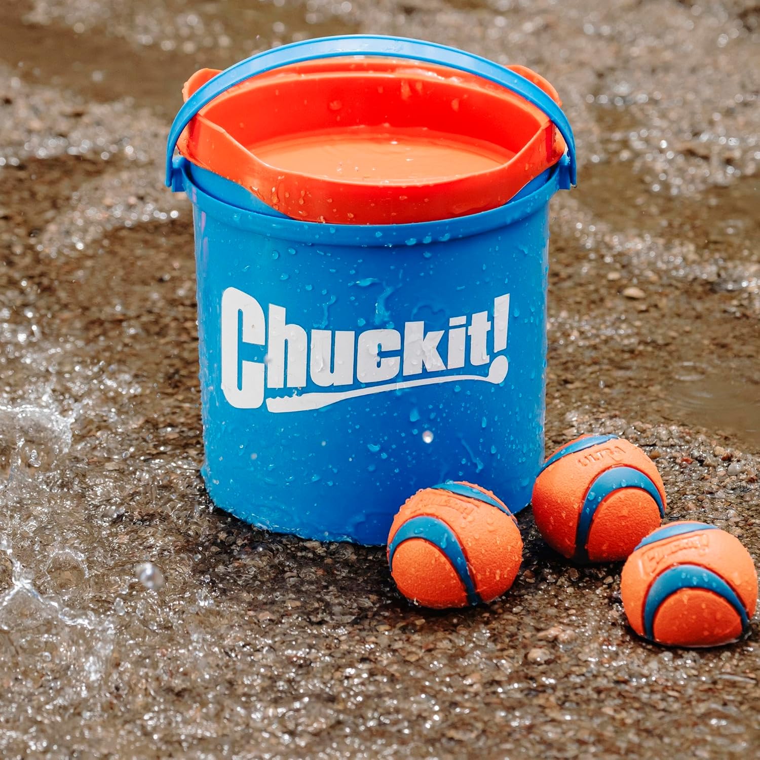 【Chuckit!】Bucket with 8 Medium Ultra Balls – PawPawDear