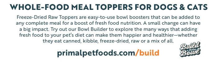 【PRIMAL】 Dog Freeze-Dried Toppers - Fish Recipe 3.5oz / 99g & 18oz / 5 ...