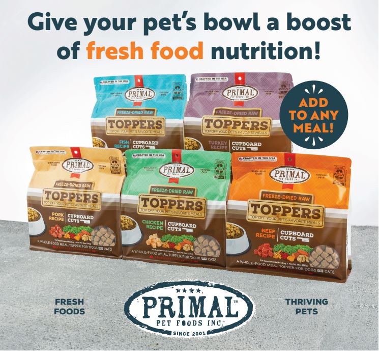 【PRIMAL】 Dog Freeze-Dried Toppers - Fish Recipe 3.5oz / 99g & 18oz / 5 ...