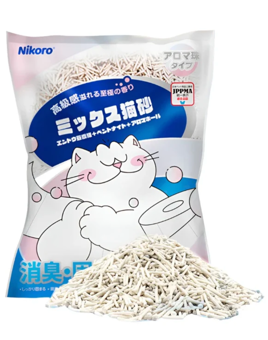【Nikoro】White Story Tofu Cat Litter With Pearl - Box of 4 – PawPawDear