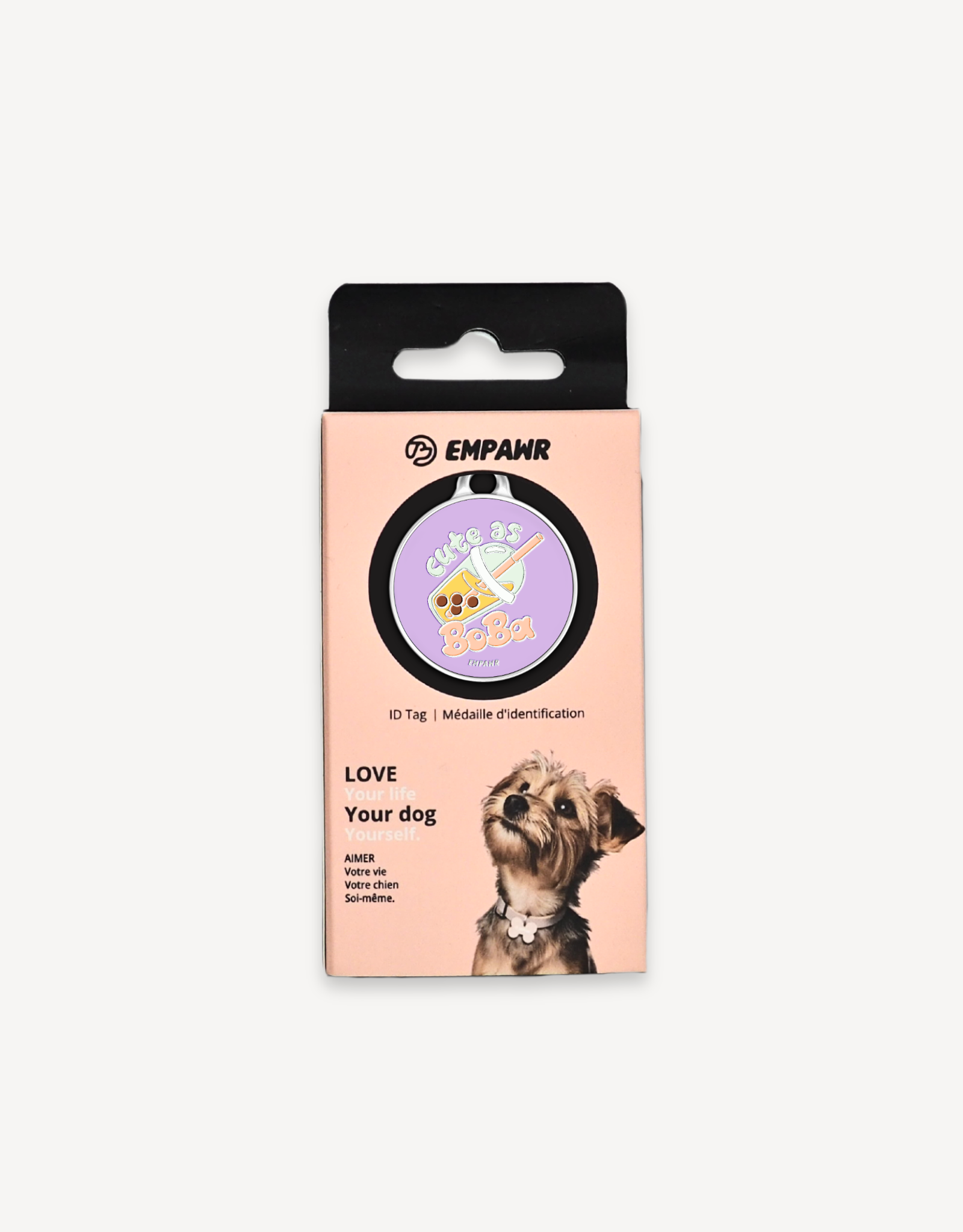 [EMPAWR] Personalized Pet Tag - 🧋 Cute as Boba – PawPawDear