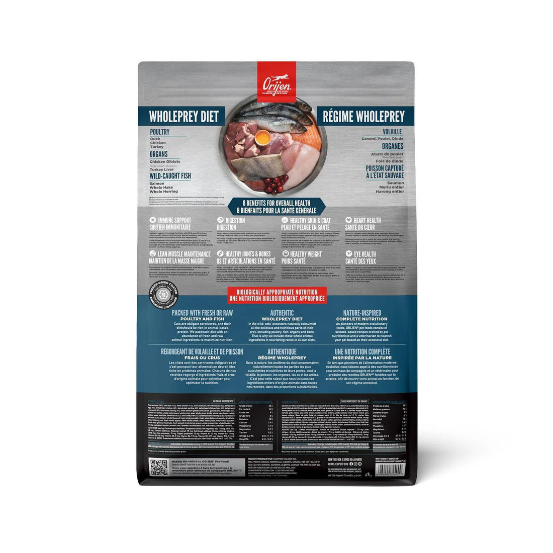 【Orijen】Cat Dry Food - Guardian 8 Senior Cat - 1.8 kg & 4.5kg – PawPawDear