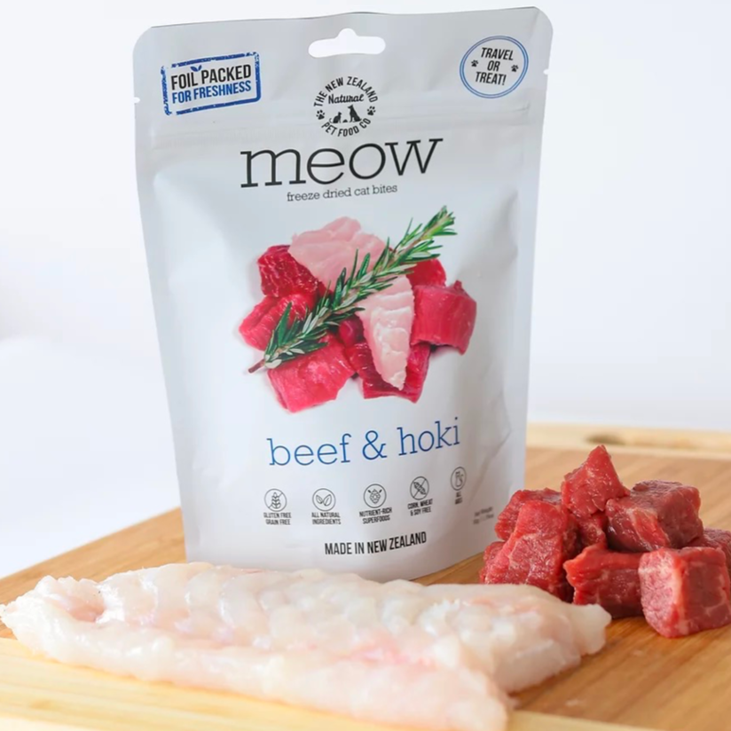 【Meow】Freeze-Dried Cat Food - Beef & Hoki – PawPawDear